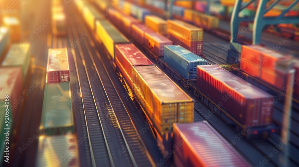 International trade involves global logistics and transportation ...