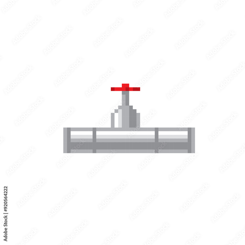 Oil pipeline pixel art icon. Design for logo, web, mobile app, sticker ...