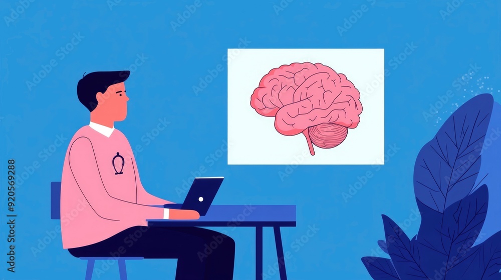 Recognizing Stroke Symptoms A Flat Design Highlighting the Key Signs ...
