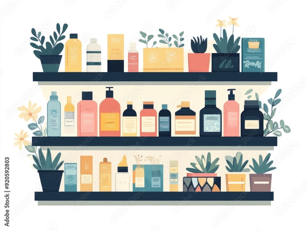 Sleek and Modern Retail Product Spotlight Flat Design Background for ...