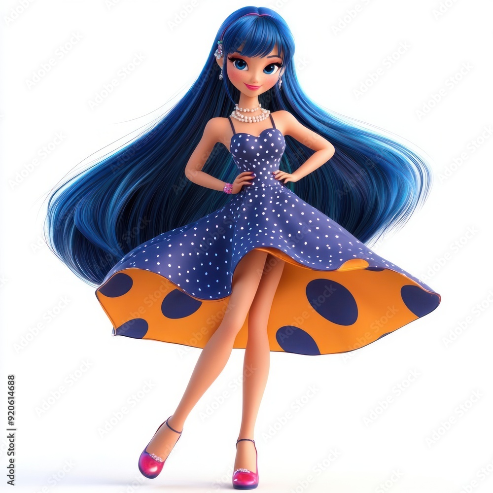 Image of Musa from the cartoon Winx Club. 3D 4K digital art style Stock ...