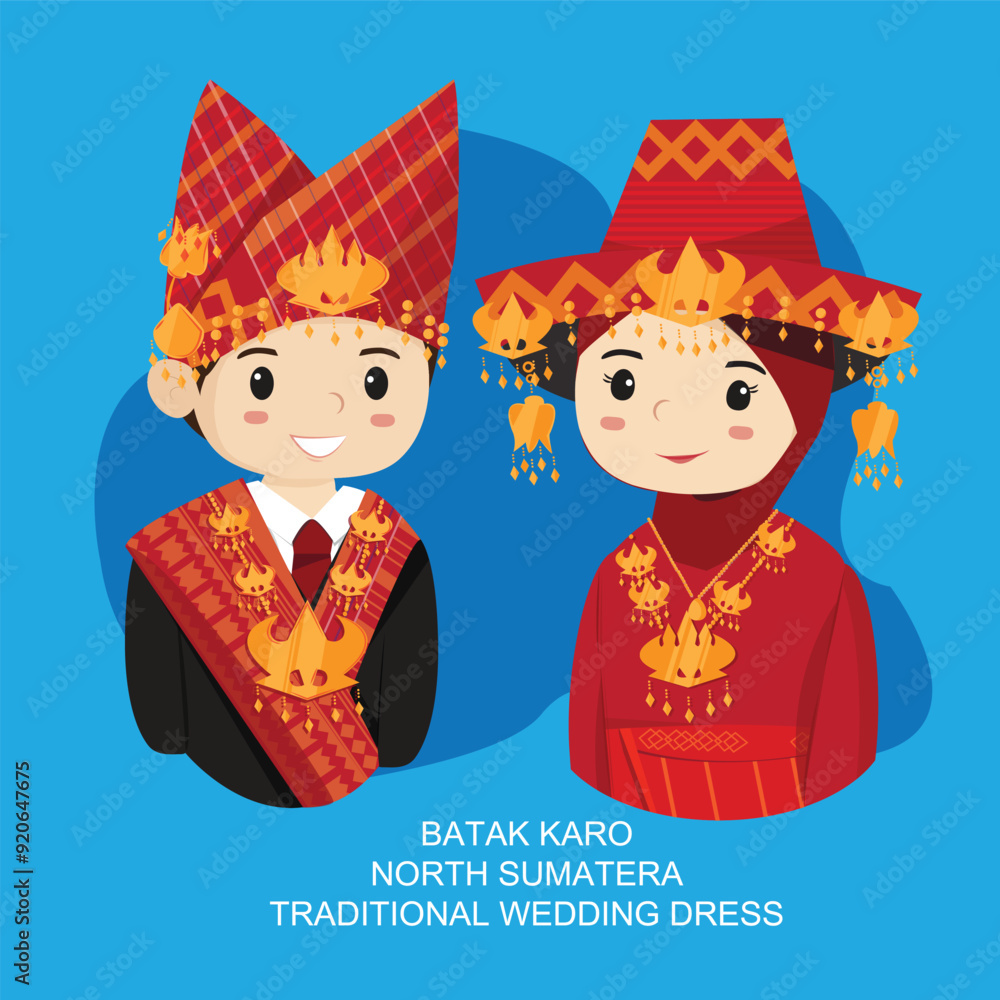 batak karo muslim traditional wedding dress Sumatera Indonesian ...