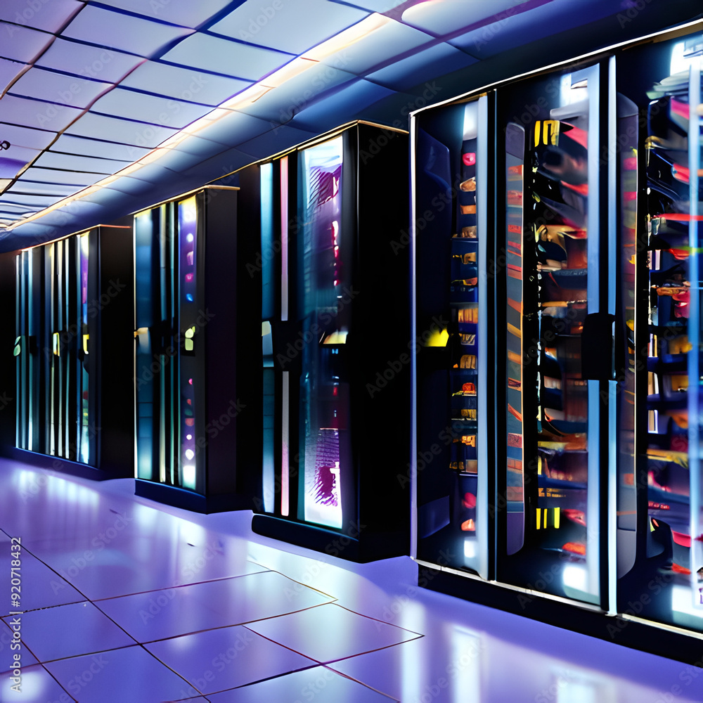 server room with servers Server racks in server room data center server rack with servers Stock ...