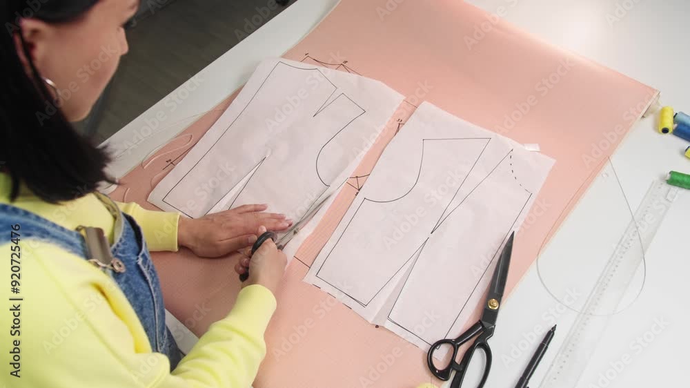 Designer has combined two separate drawings into one to create a collar ...