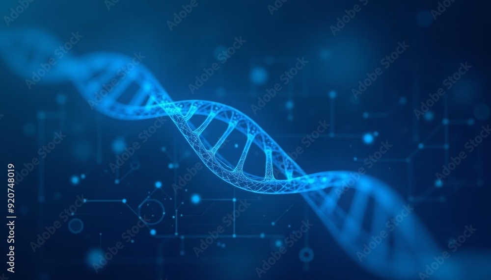 Exploring the blueprint of life DNA and molecular biology Stock ...