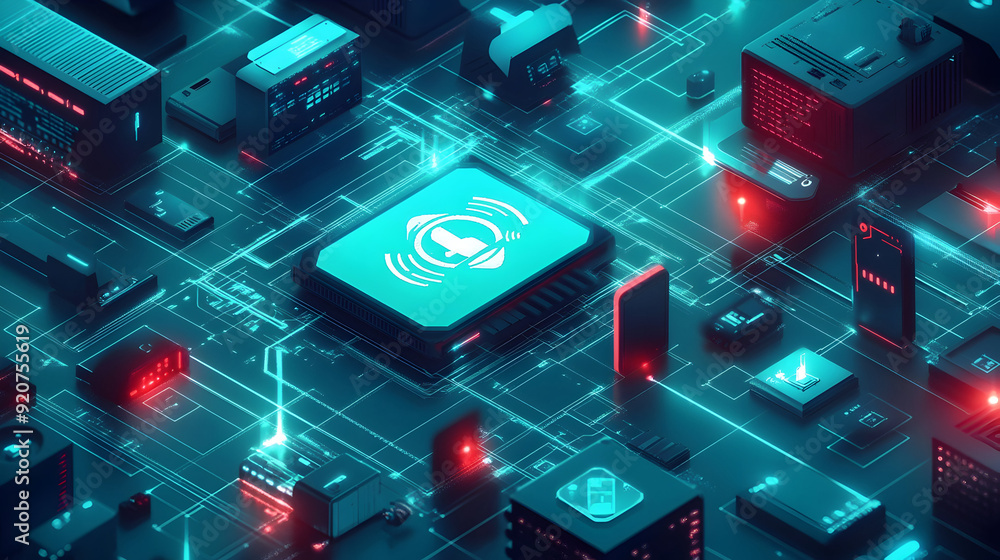 Internet of Things (IoT) Security - A visual of IoT devices being ...