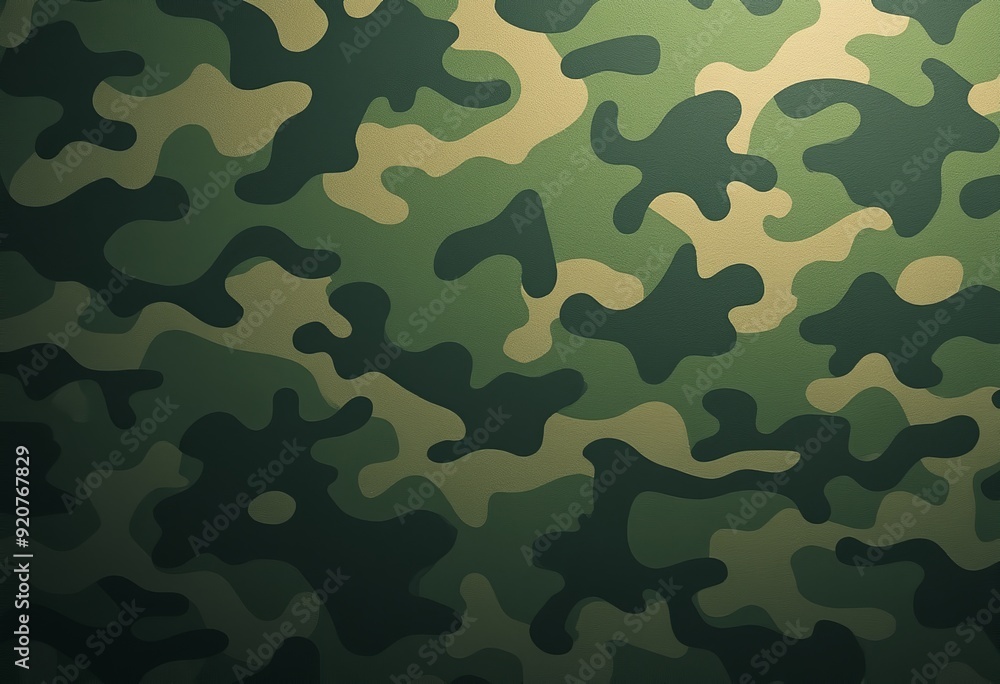 Seamless Green Camouflage Texture: High-Resolution Military Pattern for ...
