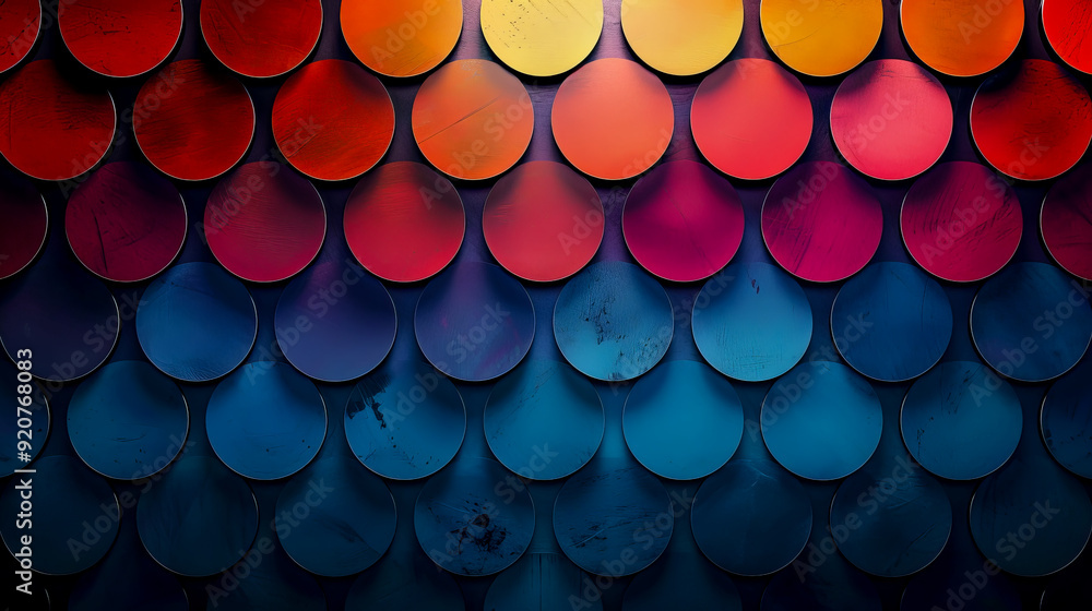 Vibrant and dynamic design featuring a spectrum of colors transitioning ...