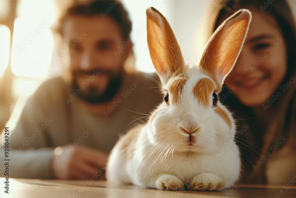 Loving Family Creating a Safe Rabbit Haven: Promoting Responsible Pet ...