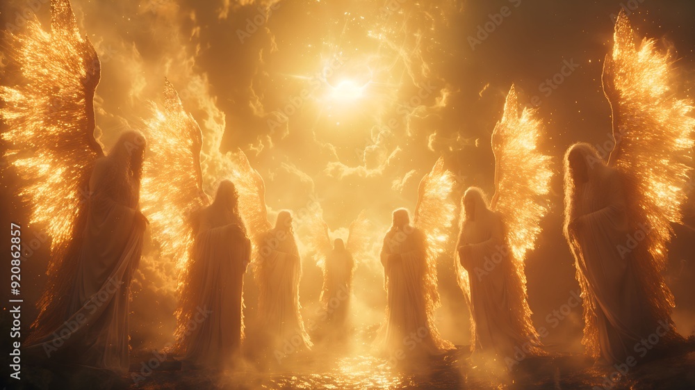 Seven Angels Stand Before God and They Are Given Seven Trumpets ...