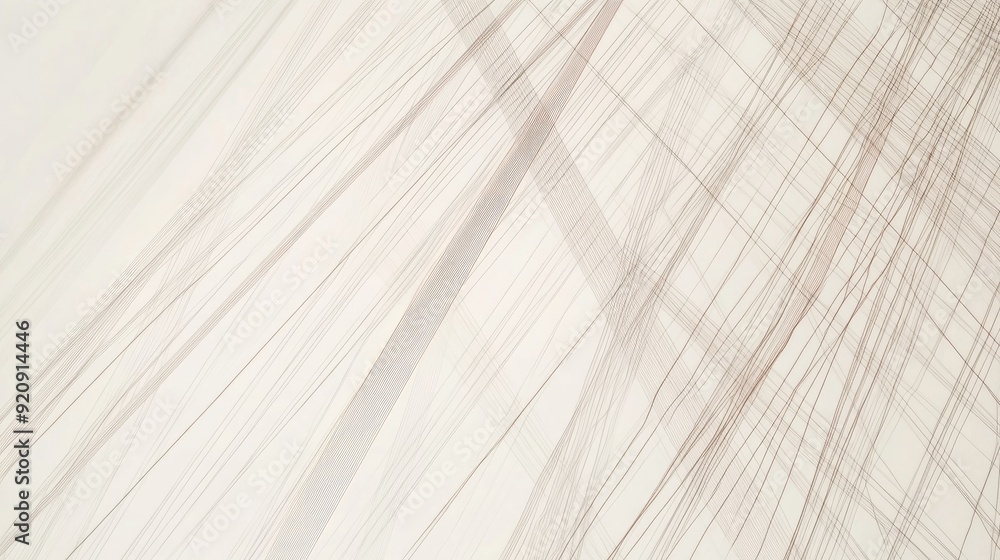 Contemporary abstract line paper background with a grid of thin ...