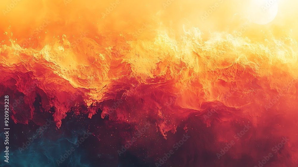 Weather forecast image showing high-temperature heatwave conditions ...