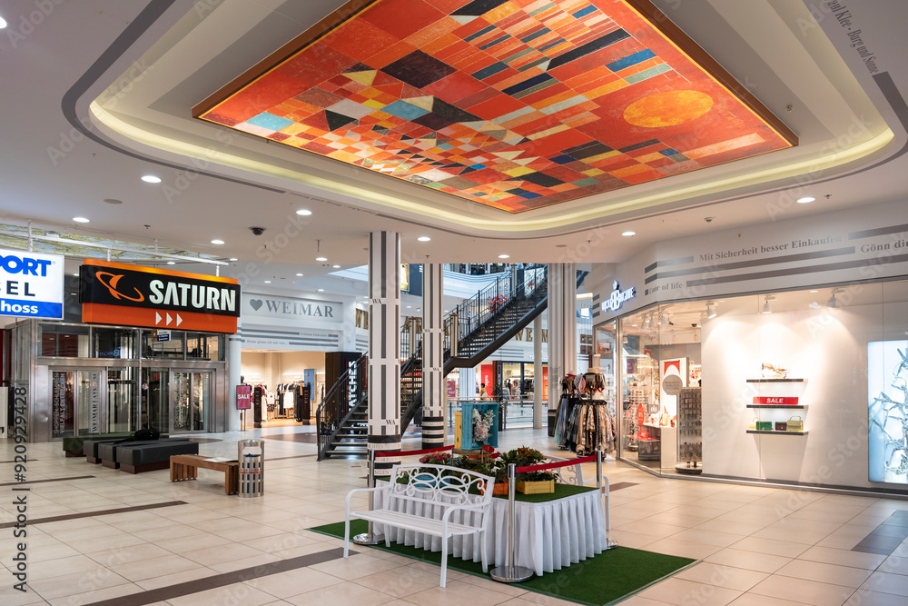 Interior of Atrium Shopping and Adventure Centre, the biggest shopping ...