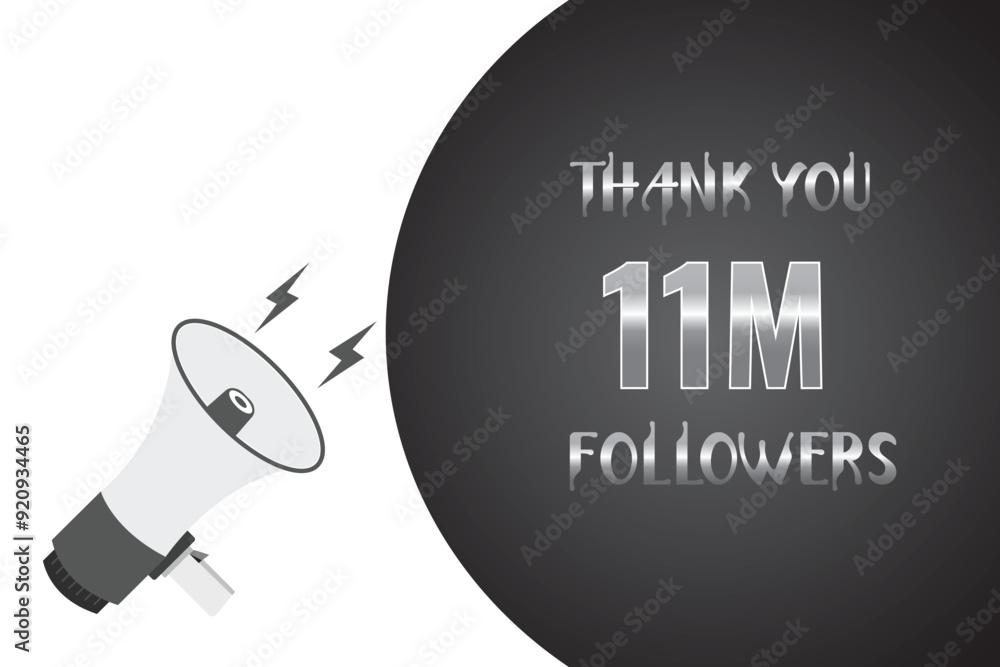 11000000 OR 11m followers celebration. Thank you 11000000 followers ...