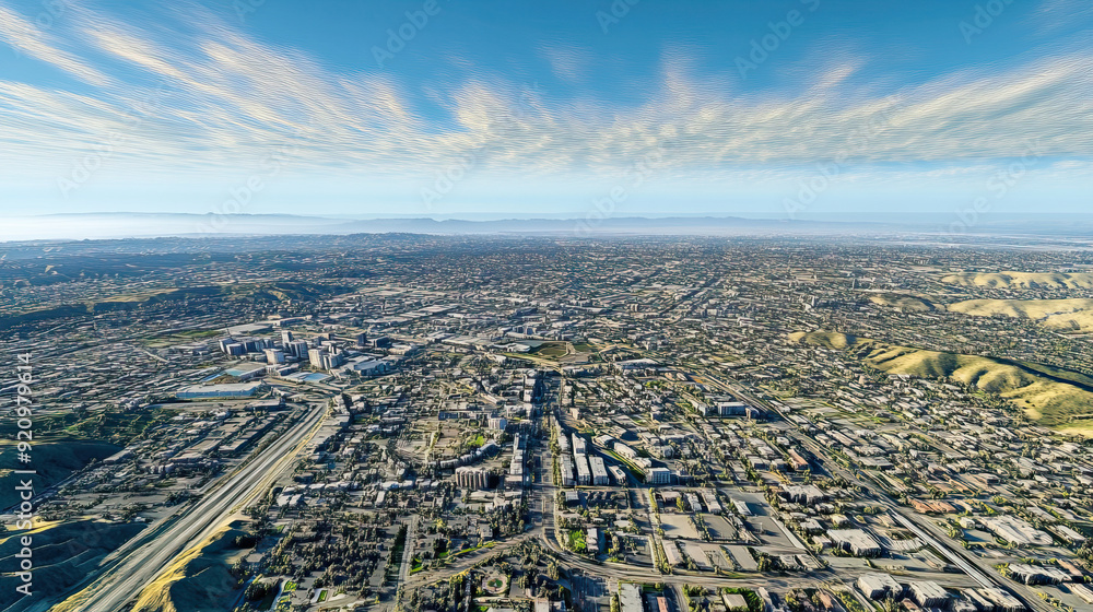 Technical aerial visual, 3D LiDAR GIS aerial map satellite scan model ...