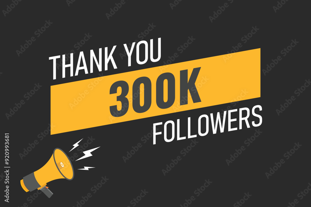 300000 OR 300k followers celebration. Thank you 300000 followers ... 300000 OR 300k followers celebration. Thank you 300000 followers ...