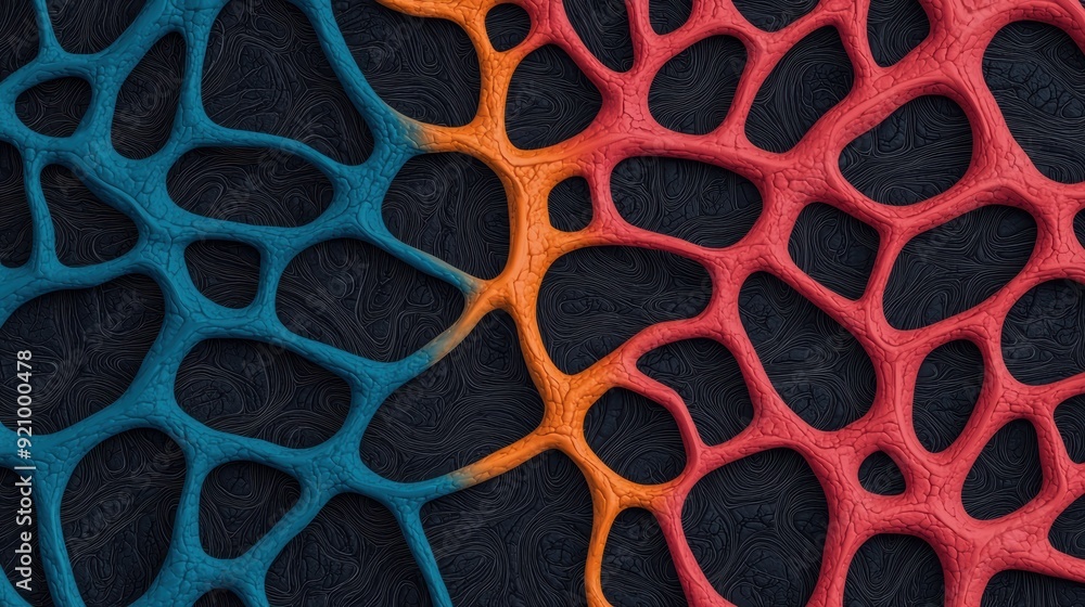 Detailed 8K Map of Peripheral Nervous System Sensory Pathways with Copy ...