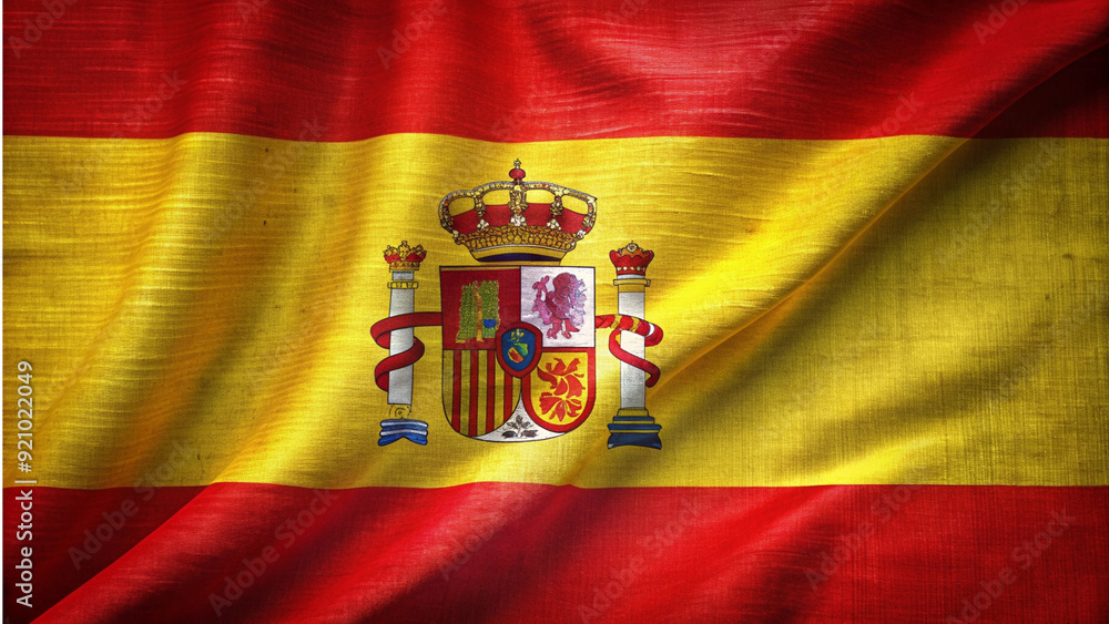 Flag of Spain national state country decoration patriotism symbols ...