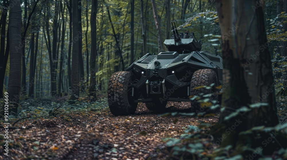 Autonomous armored vehicle - a small armored vehicle that can be ...