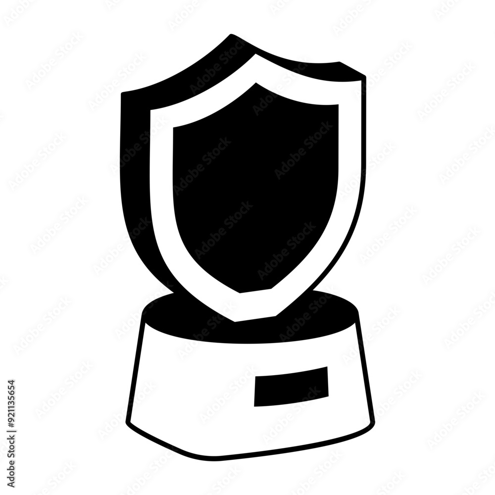 first responders and law enforcement shield vector design, token of ...