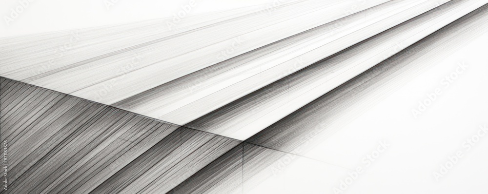 pencil sketch parallel lines at an angle crosshatching, white ...