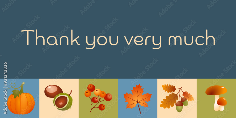 Thank you very much - Schriftzug in englischer Sprache - Vielen Dank ...