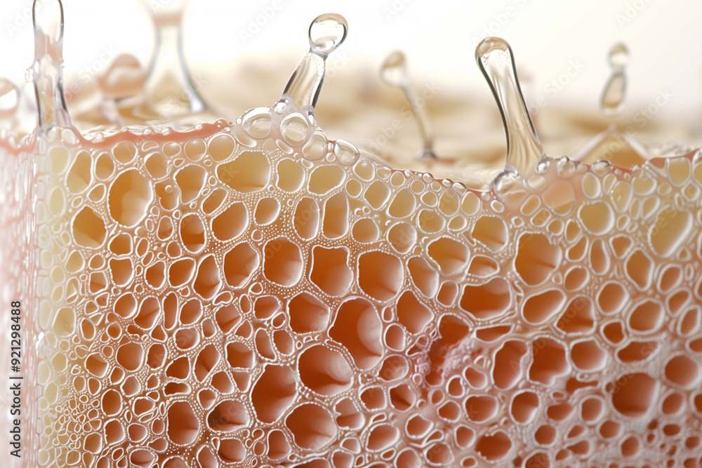 membrane skin cells dermis collagen, epidermis abstract non-anatomical ...