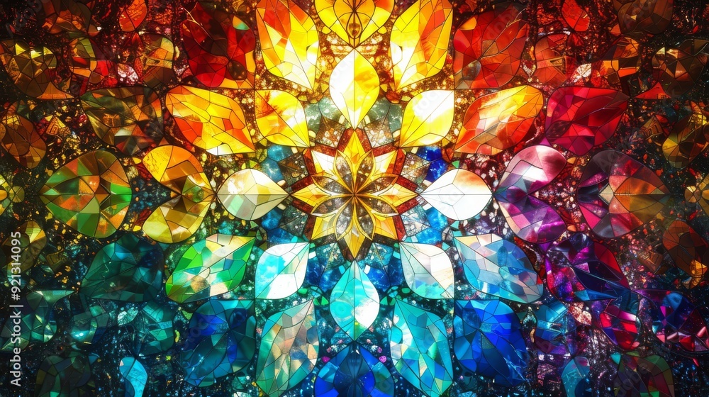 Chromatic Kaleidoscope: A kaleidoscope of chromatic colors, with ...