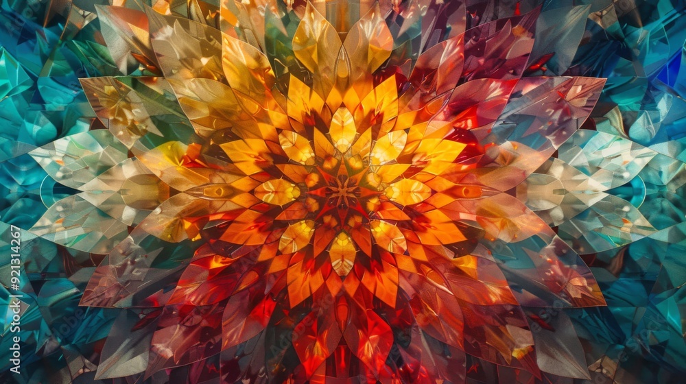 Chromatic Kaleidoscope: A kaleidoscope of chromatic colors, with ...