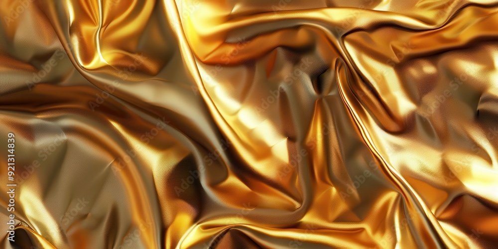 Gold Surface Background. Smooth Texture Design in Shiny Gold Colours ...