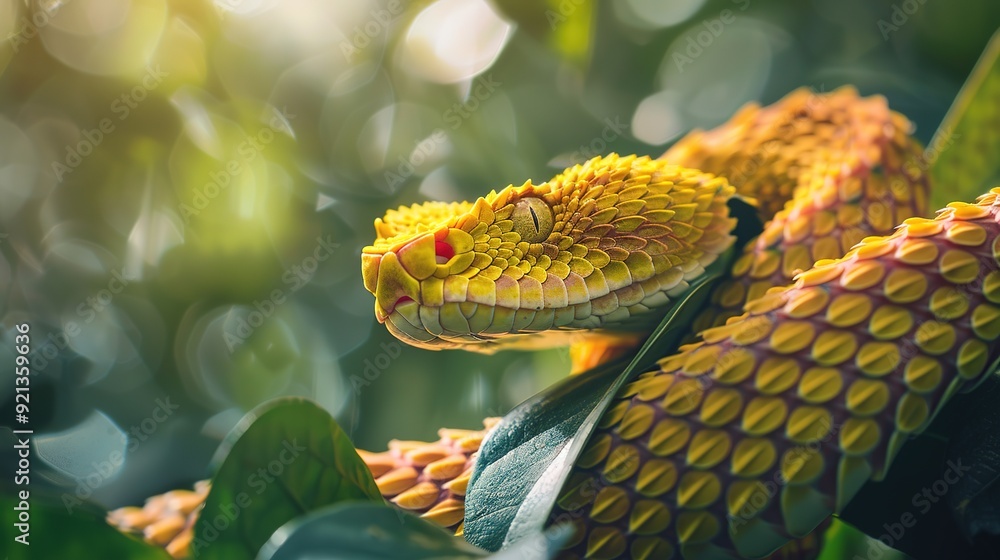 Atheris chlorechis is a species of viper found only in the forests of ...