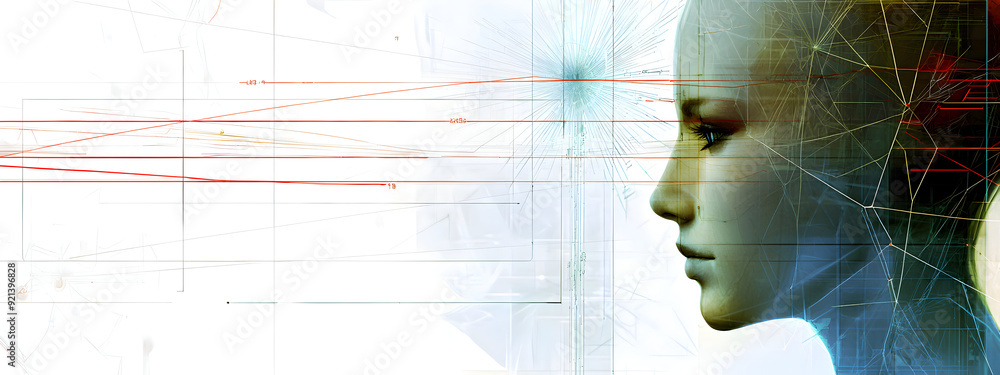 Emergence of Embodied AGI - Metamorphic Artificial General Intelligence Abstract Visualization ...