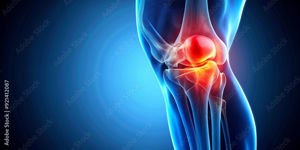 of the painful knee joint caused by Iliotibial band syndrome ...