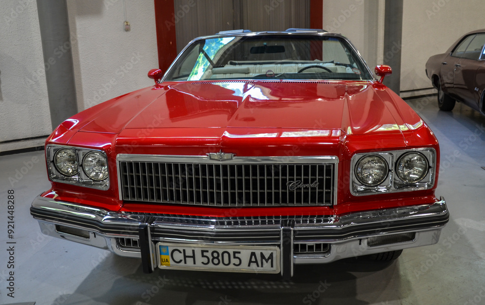 The longest production red convertible Chevrolet Impala of the fifth ...