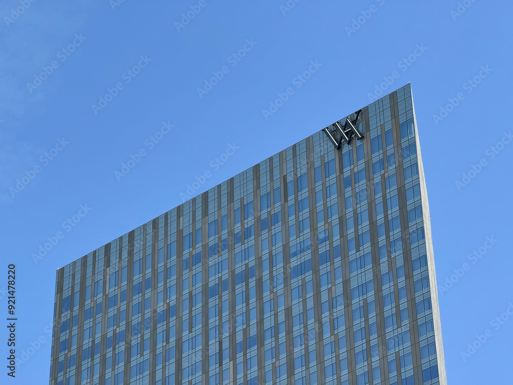 Las Vegas,Nevada,USA-June 18th 2024:Waldorf Astoria Las Vegas hotel ...