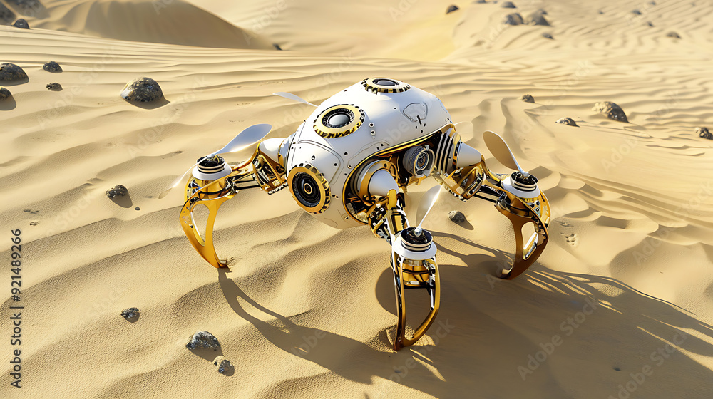 13. Automated drone fleet deployed for planetary survey missions ...