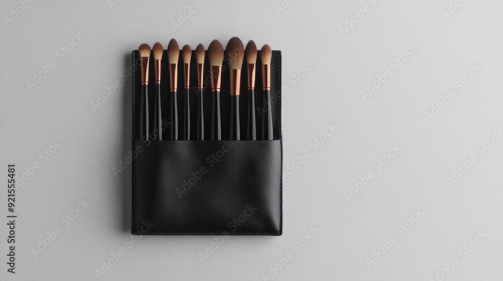 Compact brush holder designed for painters on the go, featuring sleek ...