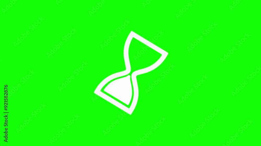 loading process, please wait, animation, green screen background vídeo ...