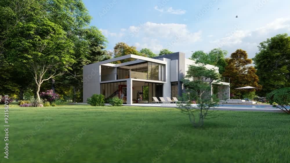 Explore the epitome of modern luxury with this 3D animation showcasing ...