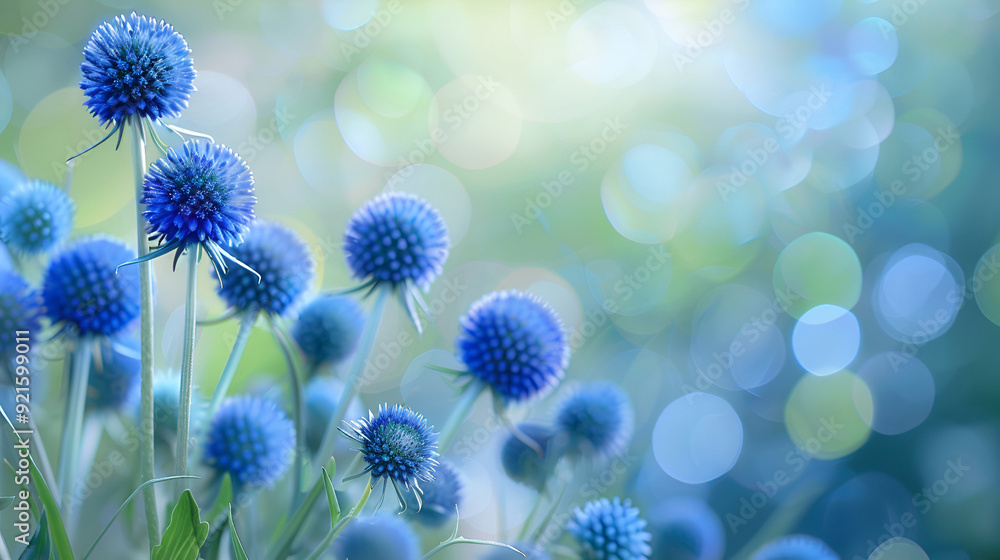 daisy flowers with sunlight toned in trendy pantone Classic Blue color ...