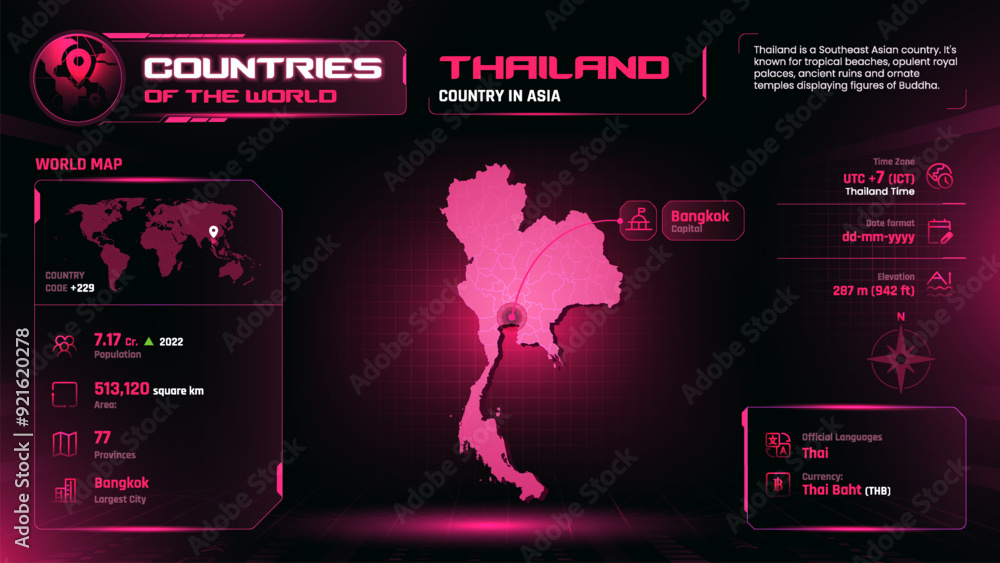 Thailand Map Detailed Insights on Geography, Population and Key Facts ...