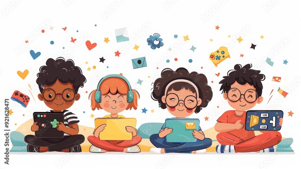 kids tablet games clip art , educational games clip art , tablet ...