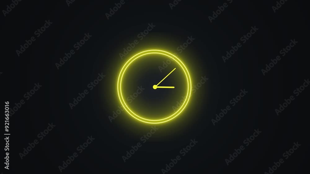 Clock timer rotation 24 hour day night animation, Animated clock time ...