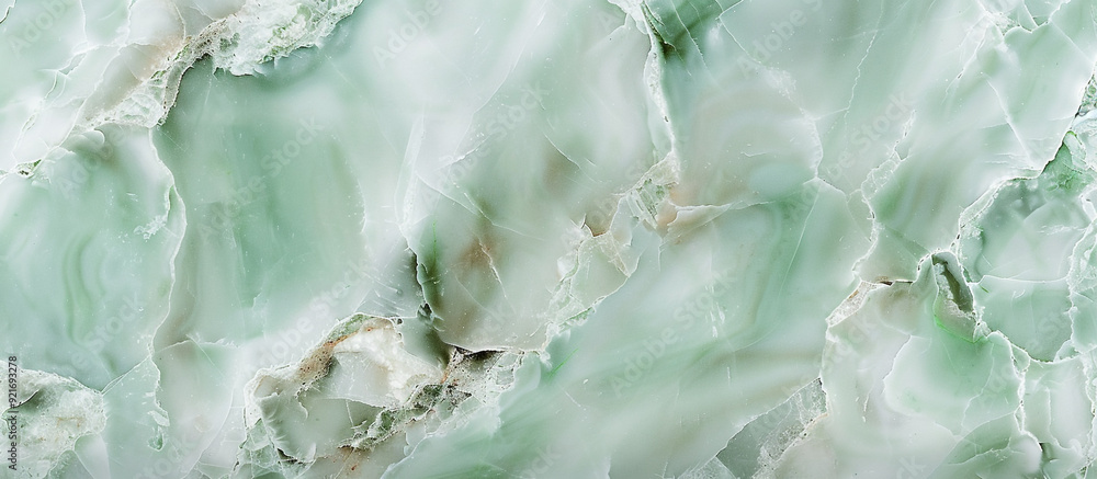 Cool mint green marble texture with soft green and white veins ...