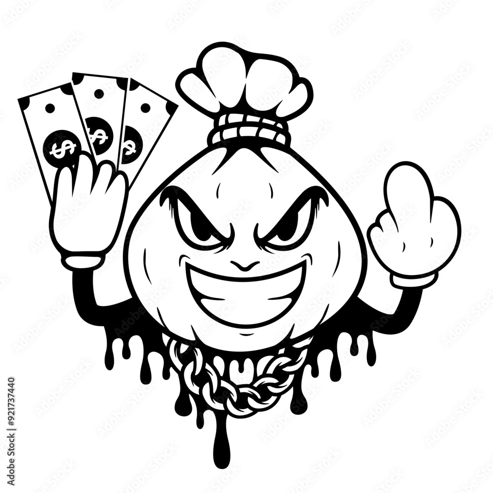 Money Bag | Dollar Money | Gangster | Dripping Bag | Dollar Bill ...