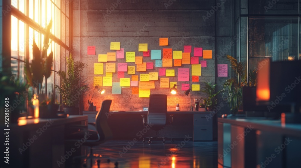 3D animation capturing a creative team engaged in a brainstorming ...