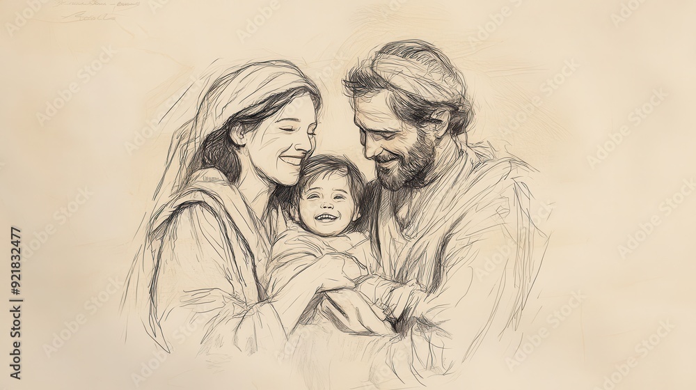 Biblical Illustration of Boaz Marries Ruth: Naomi Holding Ruth's ...