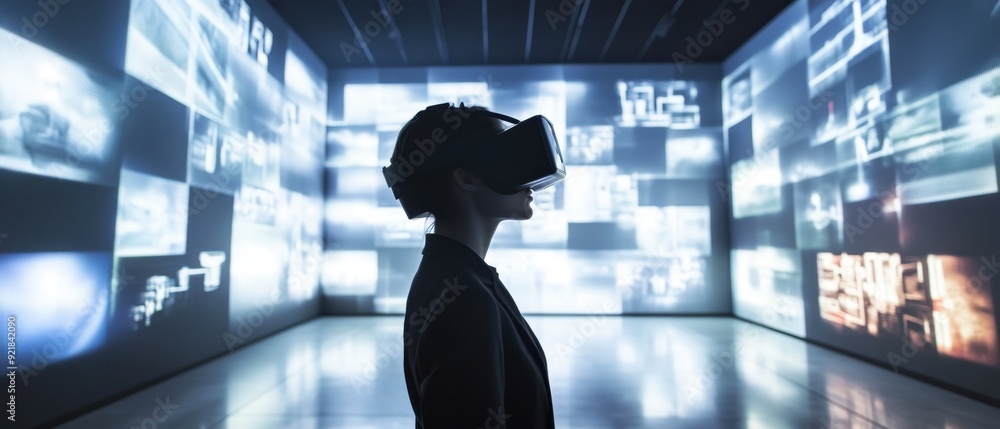 Modern 3D interpretation of effective communication methods with ...