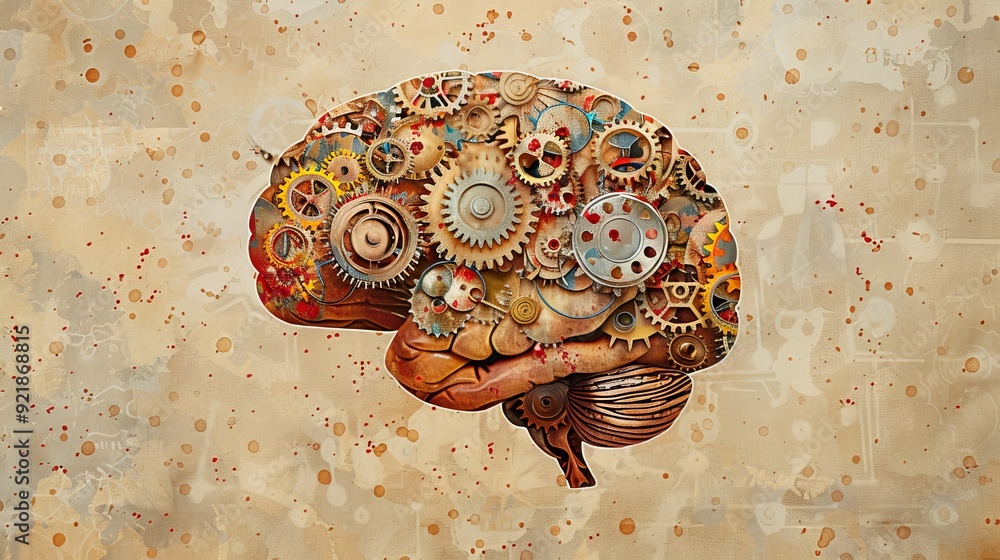 brain clip art , gears clip art , cogs clip art , brain and gears ...