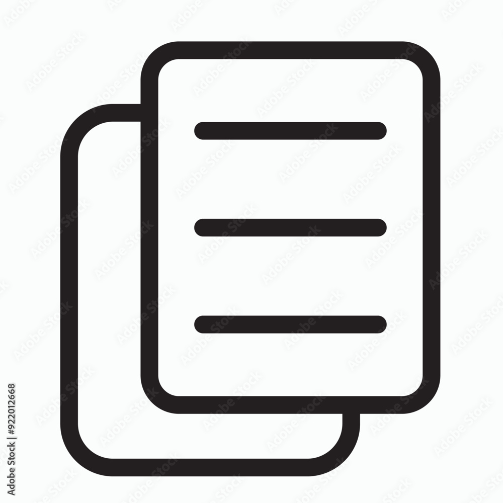 Copy Icon - High-Resolution Vector Graphic, Clipboard and Document ...